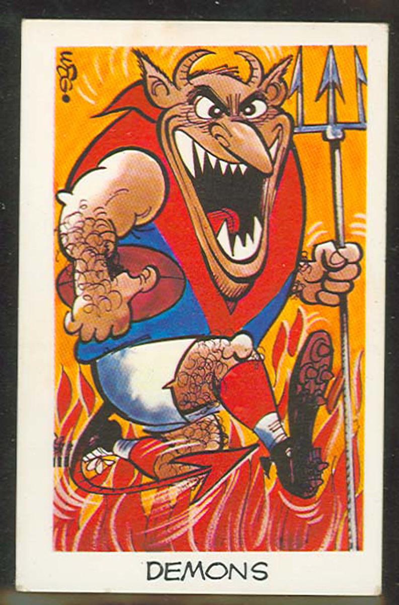 1973 WEGs Fantastic Footy Cartoons (Sunicrust) Australian Football ...