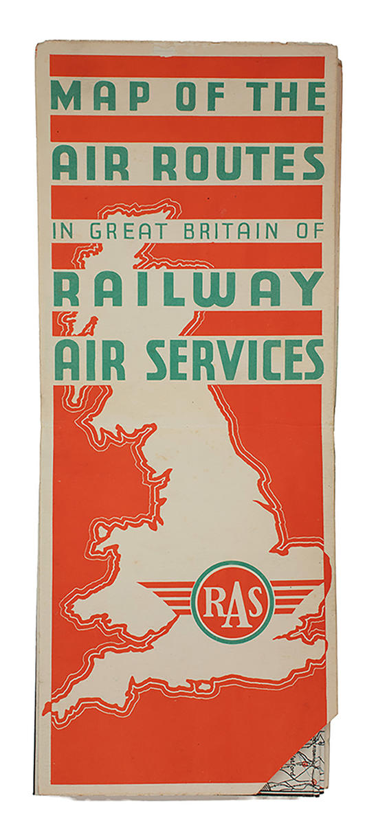 Map, Railway Air Services - Australian Sports Museum