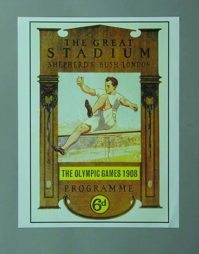 Poster, 1908 London Olympic Games - Australian Sports Museum
