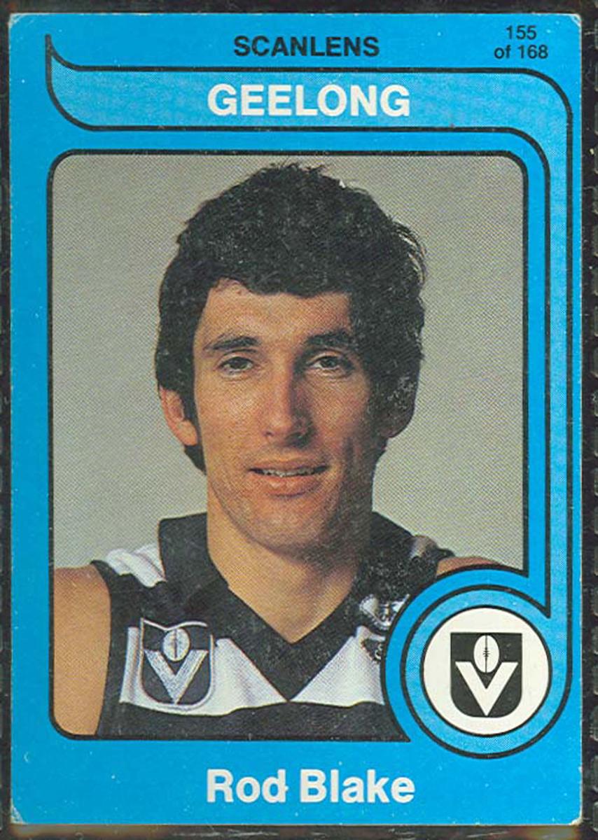 1980 Scanlens (Scanlens) Australian Football Rod Blake Trade Card ...
