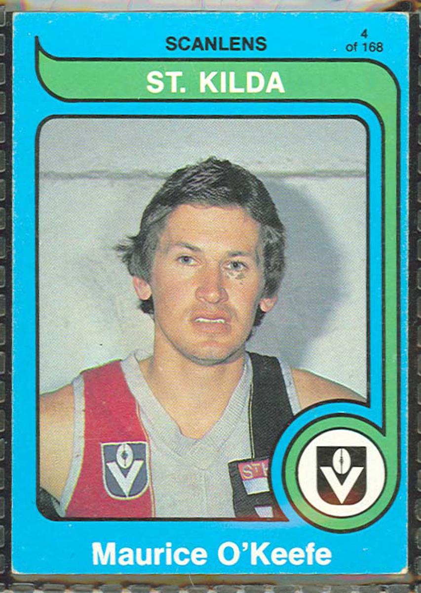 1980 Scanlens (Scanlens) Australian Football Maurice O'Keefe Trade Card ...