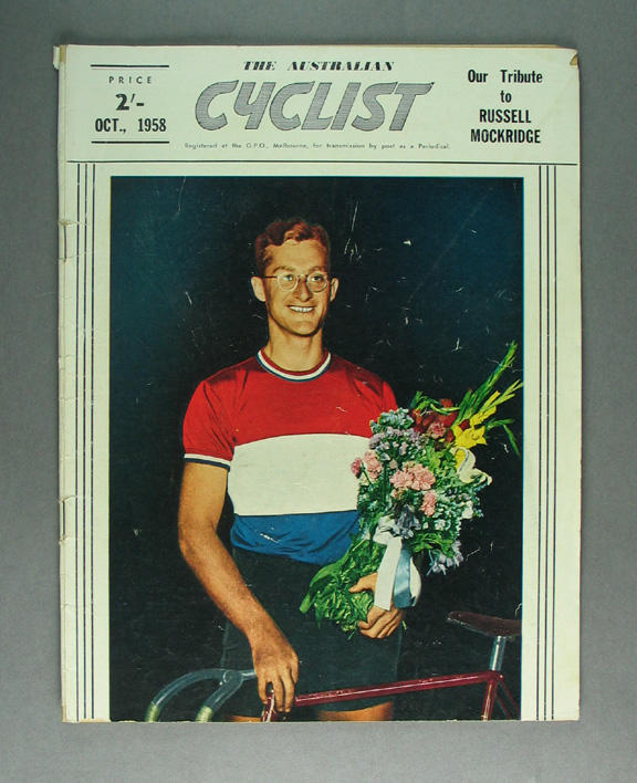 Magazine - 'The Australian Cyclist', October 1958, cover Russell ...